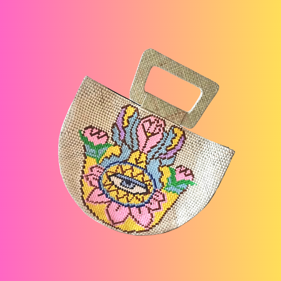 PREORDER "Hamza" Half Moon Handwoven Bag – Fab-Rika Handicrafts